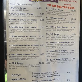 BETTY’S BURGERS - Updated March 2025 - 102 Photos & 131 Reviews - 2239 ...