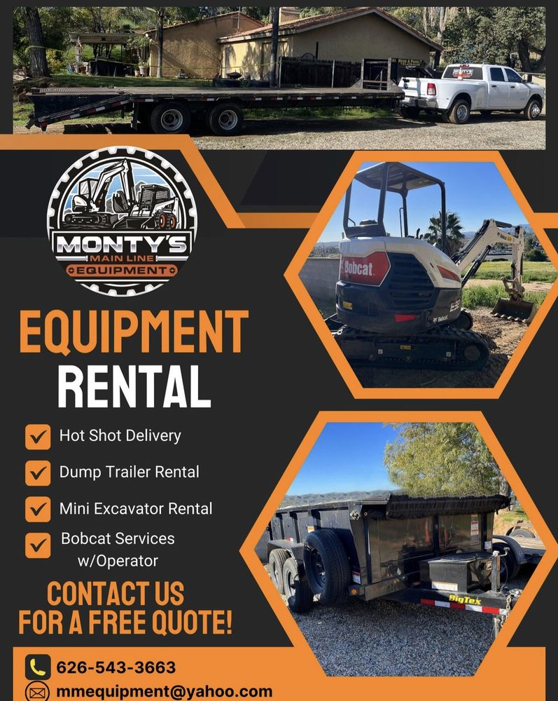 MONTY’S MAIN LINE EQUIPMENT - Updated June 2024 - Request a Quote - 20 ...