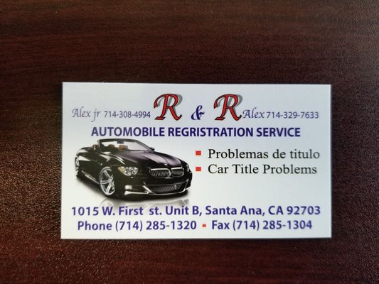 R AND R AUTO REGISTRATION - Updated May 2026 - 11 Photos - 1015 W 1st ...
