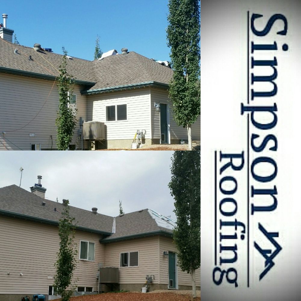 SIMPSON ROOFING - Updated October 2024 - 30 Photos - Edmonton, Alberta ...