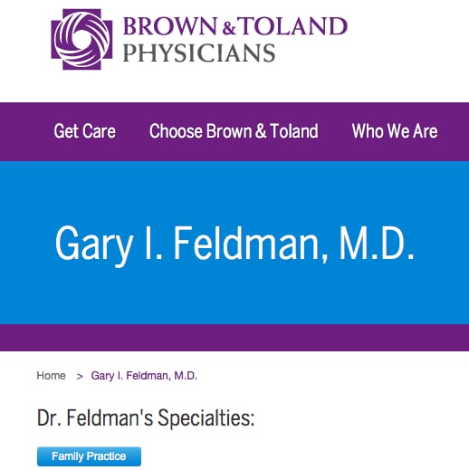 GARY FELDMAN, MD - Updated October 2025 - 87 Reviews - 2300 California ...
