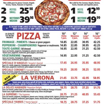 CORONET PIZZA - Updated January 2026 - 10 Reviews - 1671 Poirier Rue ...