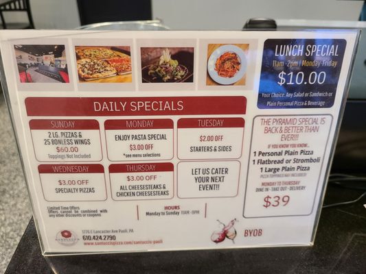 Paoli SANTUCCI’S ORIGINAL SQUARE PIZZA - Updated November 2024 - 12 ...