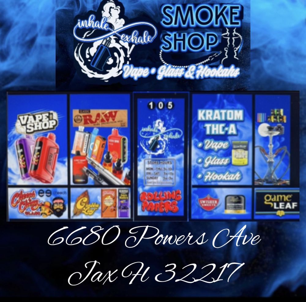 INHALE EXHALE SMOKE AND VAPE - Updated June 2026 - 24 Photos - 6680 ...