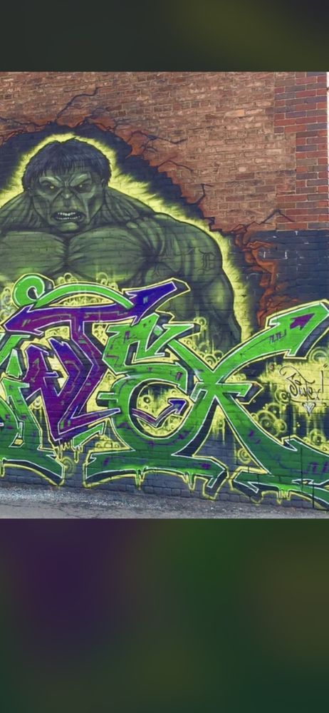 HULK MURAL - Updated July 2025 - 431 E Congress St, Detroit, Michigan ...