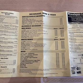 HIMALAYAN GRILL - Himalayan/Nepalese Restaurant - 9842 Hibert St, San ...