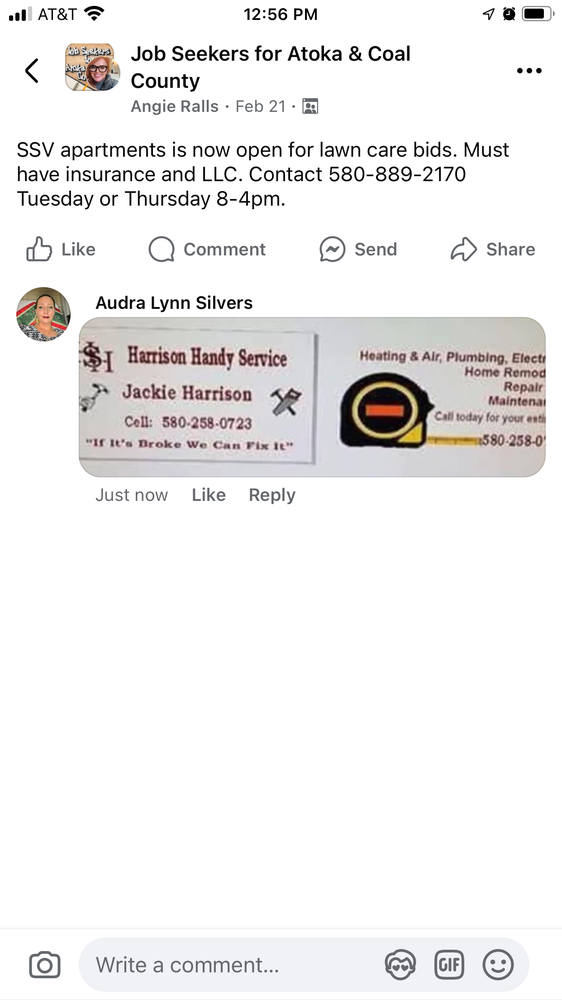 HARRISON HANDY SERVICE - Updated March 2025 - Request a Quote - 309 S ...