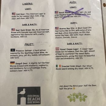 COLONIAL BEACH BREWING - Updated December 2025 - 40 Photos & 36 Reviews ...