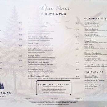 THREE PINES BISTRO & BAR - Updated January 2026 - 1232 Photos & 828 ...