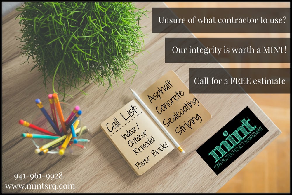 MINT CONSTRUCTION PROJECT MANAGEMENT - Sarasota, Florida - General ...
