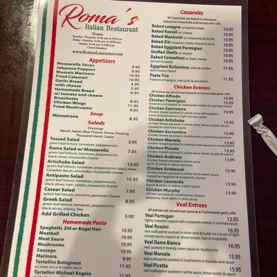 ROMA’S ITALIAN RESTAURANT - Updated December 2025 - 52 Photos & 103 ...