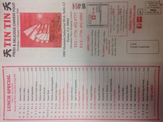 TIN TIN CHINESE FOOD - Updated January 2026 - 16 Photos & 22 Reviews ...