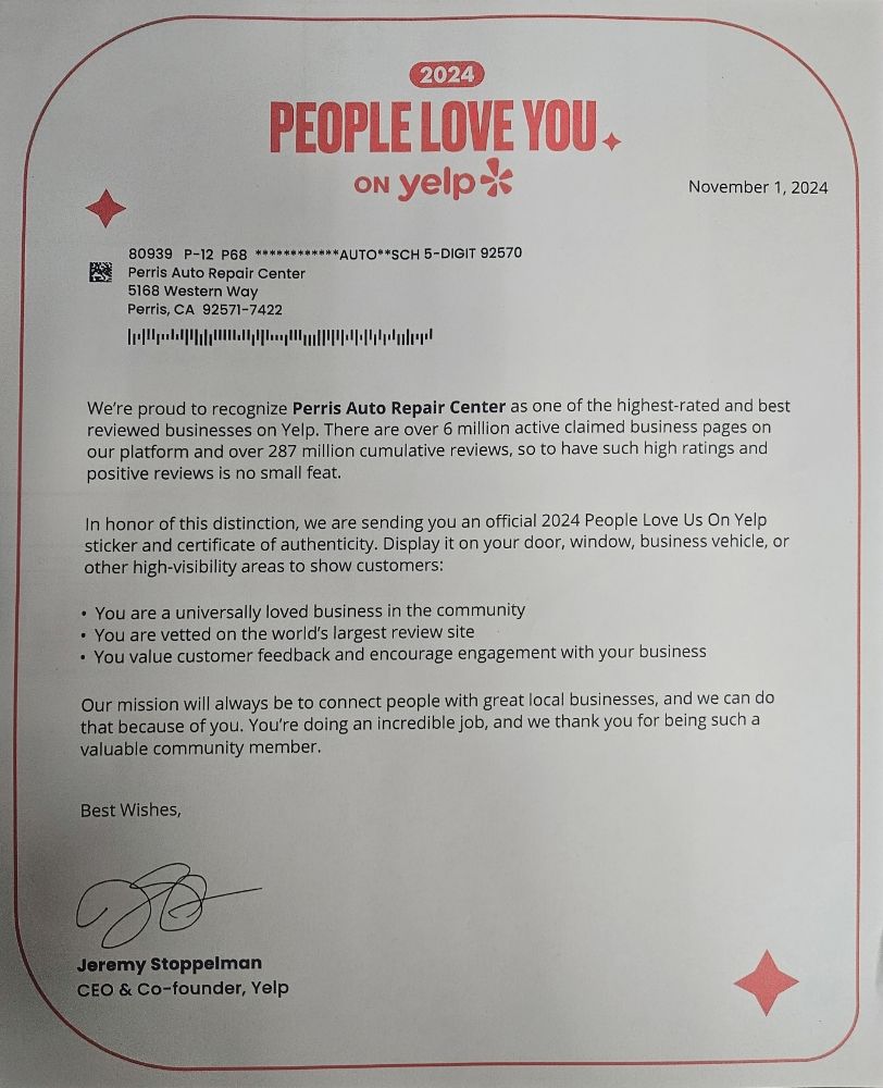 PERRIS AUTO REPAIR CENTER - Updated October 2025 - 152 Reviews & 136 ...