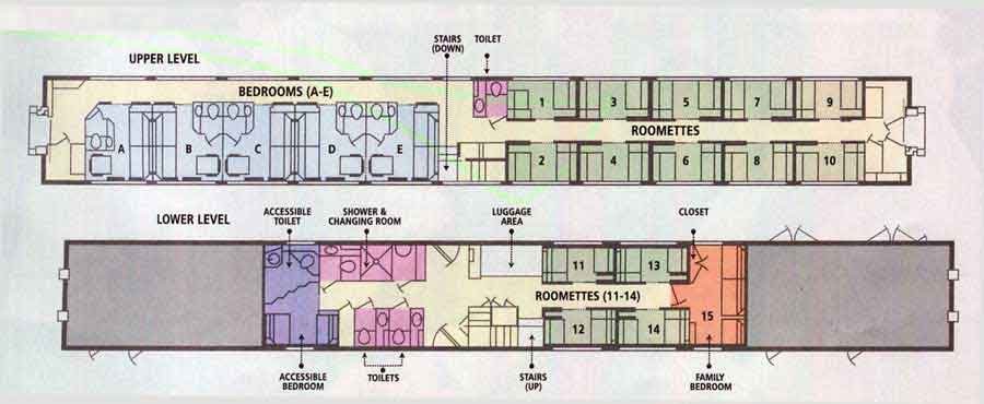 Amtrak Auto Train Lower Level Seating Layout