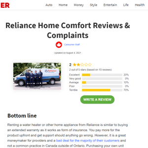 RELIANCE HOME COMFORT - Updated August 2025 - 20 Photos & 448 Reviews ...