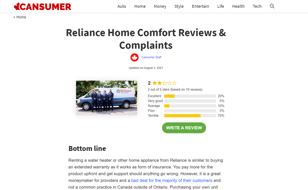 RELIANCE HOME COMFORT - Updated May 2025 - 10 Reviews - 335 Britannia ...