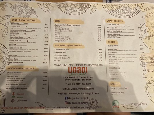 UGADI INDIAN GRILL - Updated December 2025 - 132 Photos & 139 Reviews ...