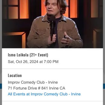 IRVINE IMPROV - Updated February 2025 - 1263 Photos & 1260 Reviews ...