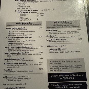 BUFF’S PUB - Updated October 2025 - 209 Photos & 613 Reviews - 317 ...