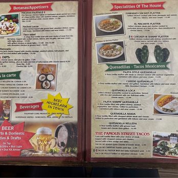 EL MACHETE - Updated December 2025 - 30 Photos & 65 Reviews - 1989 ...