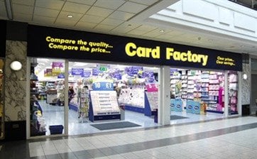 THE CARD FACTORY - 58 Arndale Centre, Manchester, United Kingdom ...