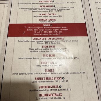 SHIELD’S RESTAURANT BAR PIZZERIA - Updated July 2025 - 146 Photos & 178 ...