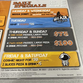 BIG AIR TRAMPOLINE PARK - Updated December 2025 - 34 Photos & 45 ...