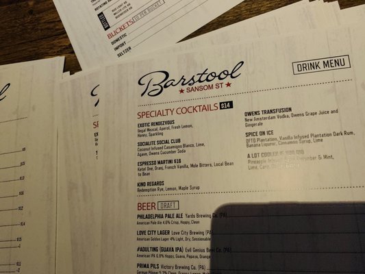 BARSTOOL SANSOM STREET with 53 Reviews & 20 Photos - 1213 Sansom St ...