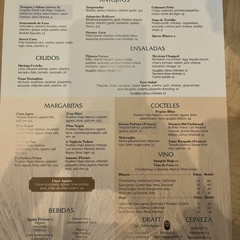 AGAVE AZUL COCINA MEXICANA - KIRKMAN - Updated November 2024 - 2015 ...