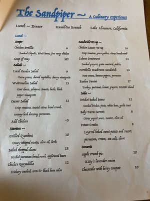 THE SANDPIPER - 10 Photos - Lake Almanor, California - Salad ...
