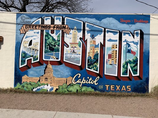 GREETINGS FROM AUSTIN POSTCARD MURAL - Updated October 2025 - 160 ...