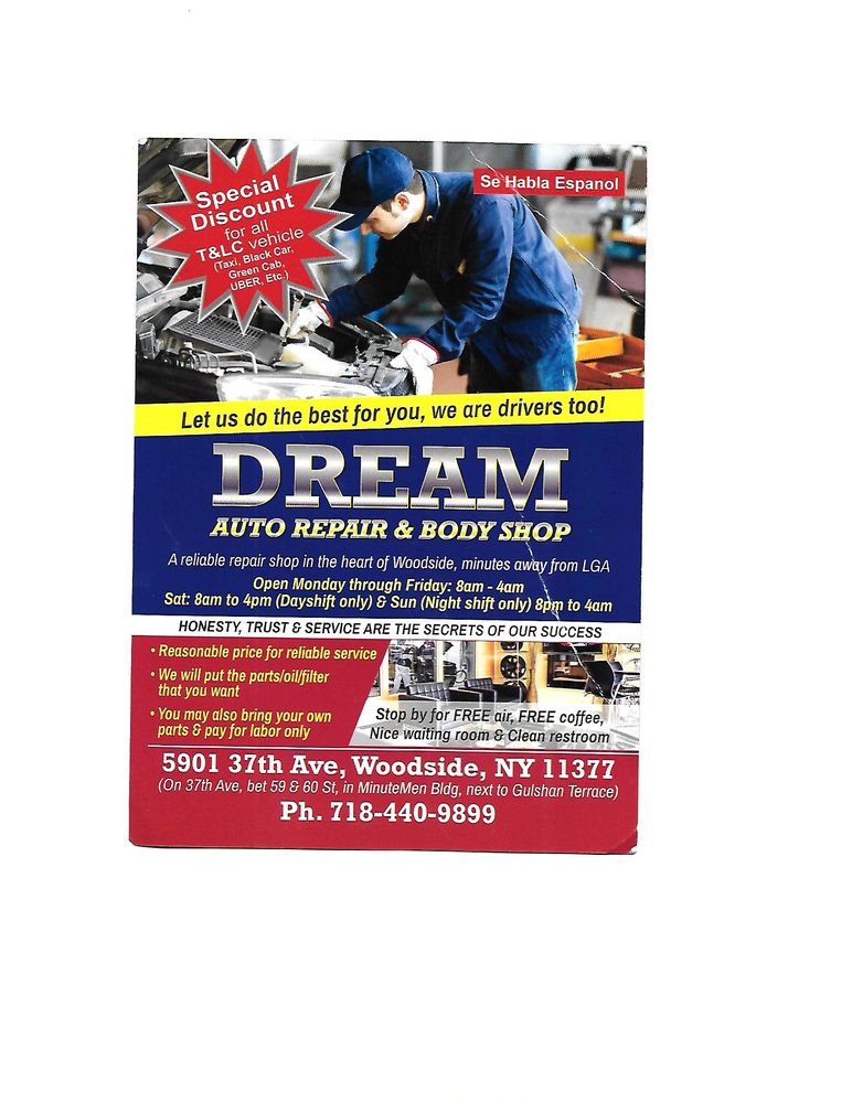 DREAM AUTO REPAIR & BODY SHOP - Updated June 2024 - 5901 37th Ave ...