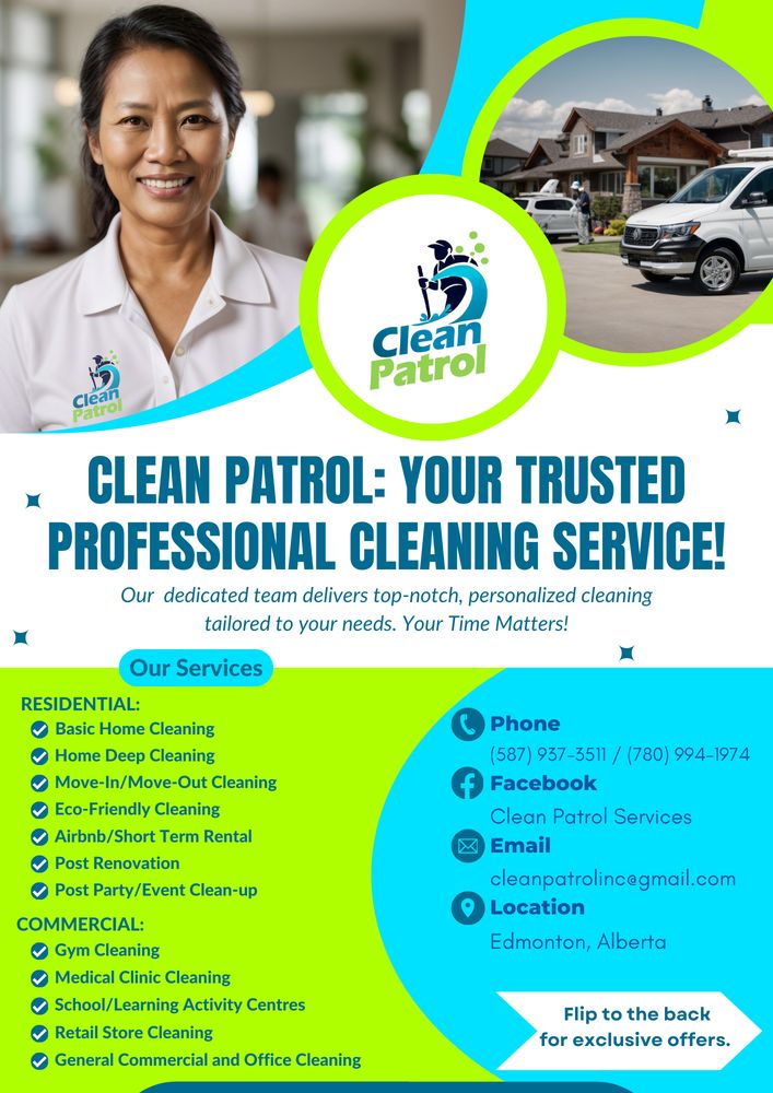 CLEAN PATROL SERVICES - Updated June 2025 - Edmonton, Alberta - Home ...