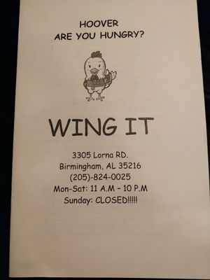 WING IT - Updated December 2025 - 15 Photos & 24 Reviews - 3305 Lorna ...