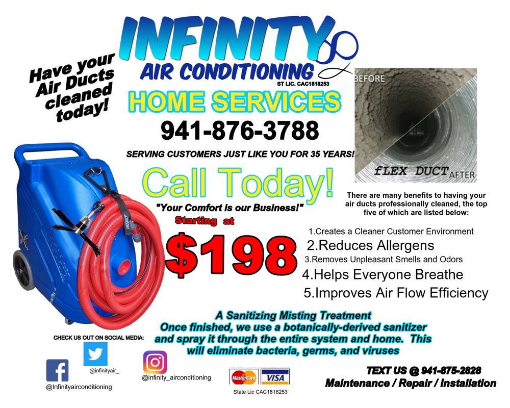 INFINITY AIR CONDITIONING - Updated July 2025 - Request a Quote - 8521 ...