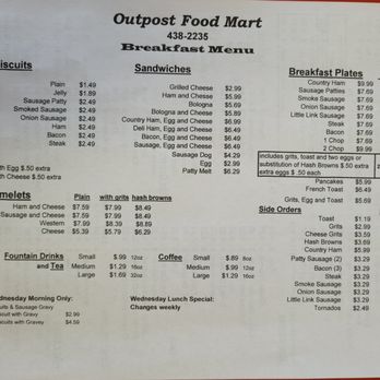 OUTPOST FOOD MART - Updated December 2025 - 824 White Pond Rd, Elgin ...
