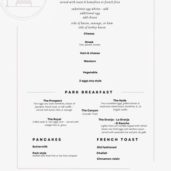 THE CAFFE ON PARK - Updated December 2025 - 19 Photos & 29 Reviews - 19 ...