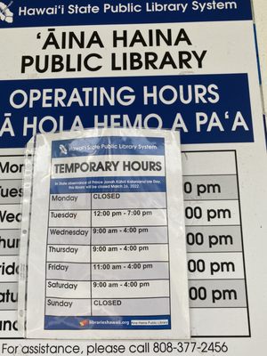 HAWAII STATE PUBLIC LIBRARY SYSTEM - AINA HAINA PUBLIC LIBRARY - Updated February 2026 - 88 ...