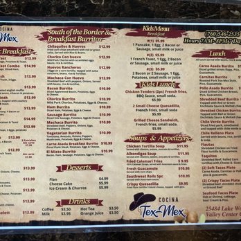 COCINA TEX MEX - Updated July 2025 - 15 Photos & 23 Reviews - 25484 ...