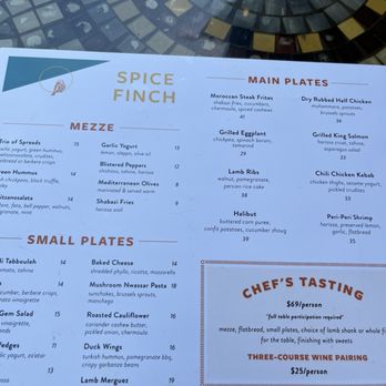 SPICE FINCH - Updated October 2024 - 995 Photos & 475 Reviews - 220 S ...