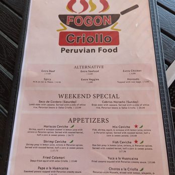 FOGON CRIOLLO - Updated May 2025 - 77 Photos & 48 Reviews - 10115 SW ...