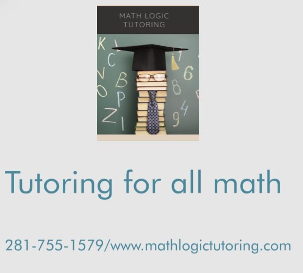 MATH LOGIC TUTORING - Updated April 2024 - Request Information - Katy, Texas - Private Tutors ...