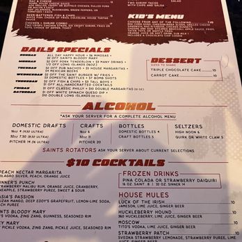 SAINTS PUB - INDEPENDENCE - Updated January 2026 - 53 Photos & 110 ...