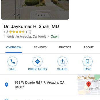 SHAH JAY KUMAR, MD - Updated December 2025 - 48 Reviews - 623 W Duarte Rd, Arcadia, California ...