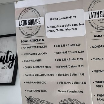 LATIN SQUARE CUISINE - Updated September 2025 - 12 Reviews - 390 N ...