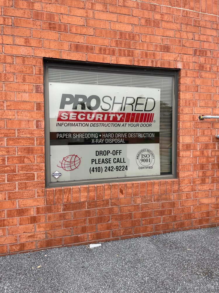 PROSHRED SECURITY - BALTIMORE - Updated April 2025 - 12 Photos - 1550 ...