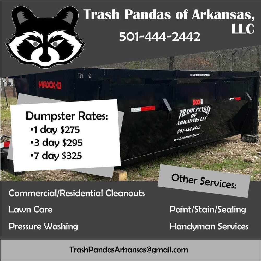 TRASH PANDAS OF ARKANSAS - Updated October 2025 - Request a Quote ...
