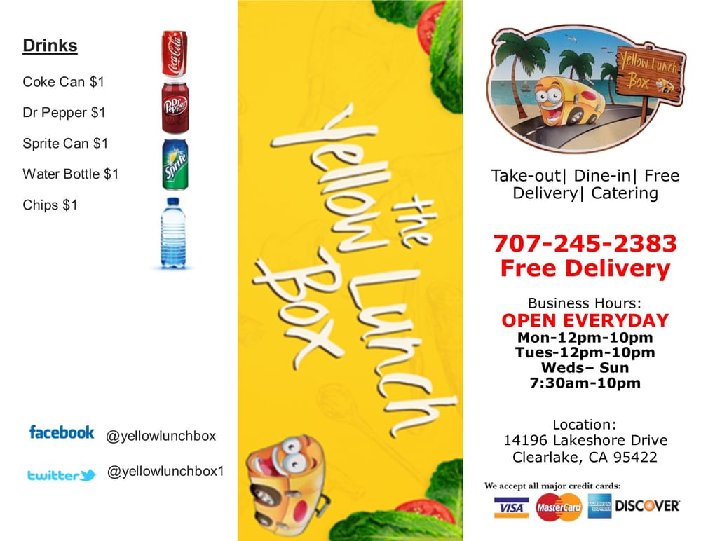 YELLOW LUNCH BOX - Updated November 2024 - 14196 Lakeshore Dr ...