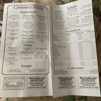 COVENTRY PIZZA SHOP - Updated December 2025 - 25 Photos & 56 Reviews ...