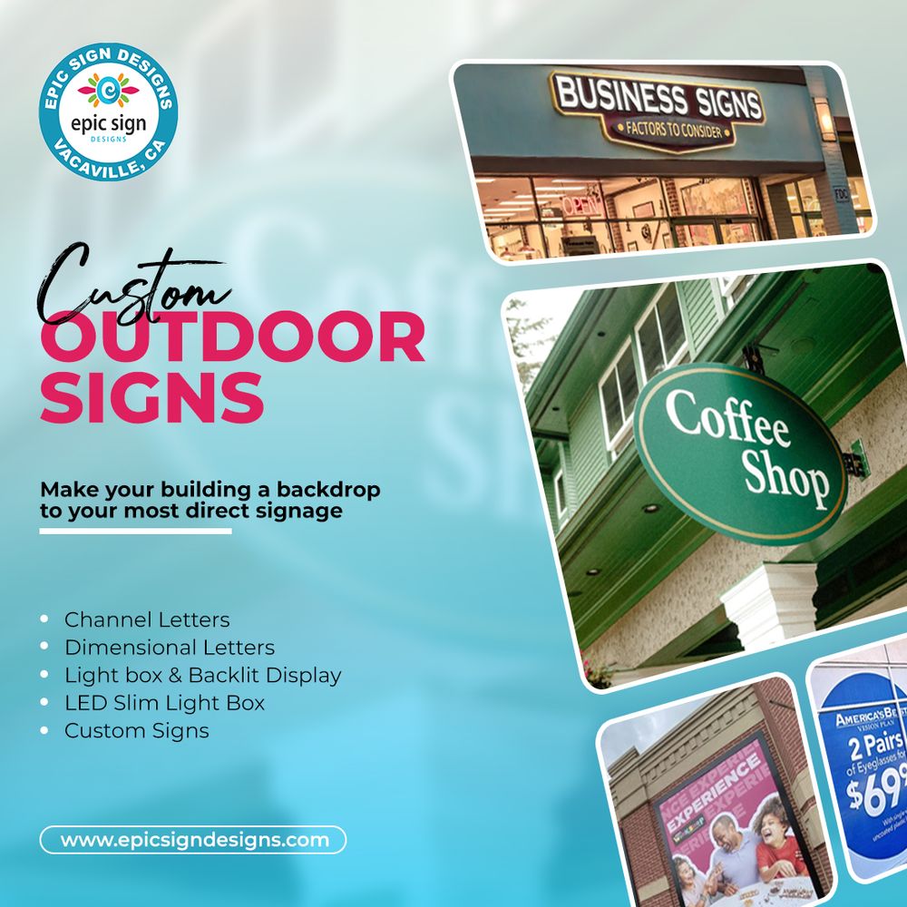 EPIC SIGN DESIGNS - Updated July 2024 - Request Consultation - 1100 ...